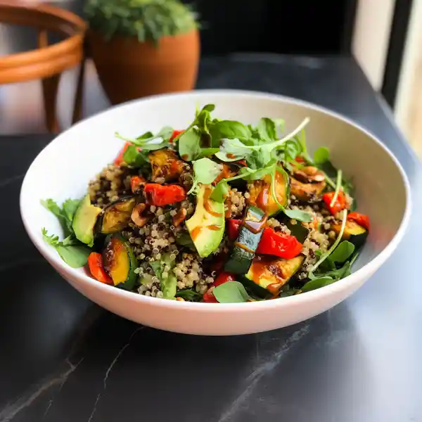 Ensalada de quinoa con verduras asadas | Frutería Almería Frutas Gómez